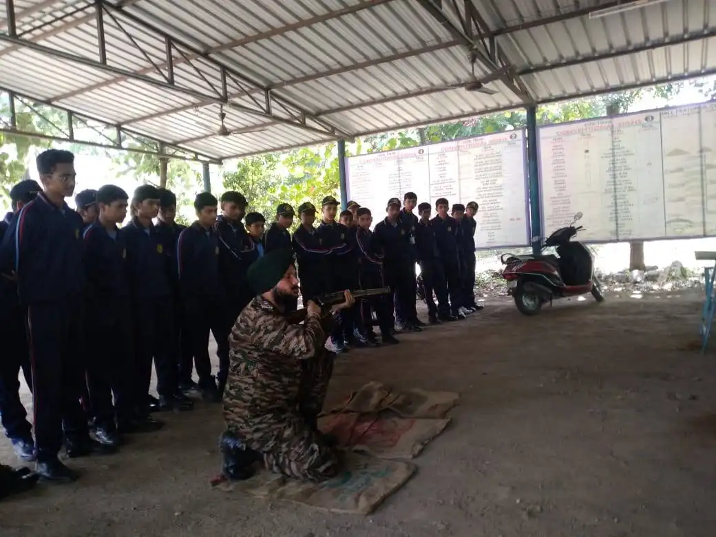Training of Rifle Shooting to NCC Students by NCC Officer – Chandrakant ...